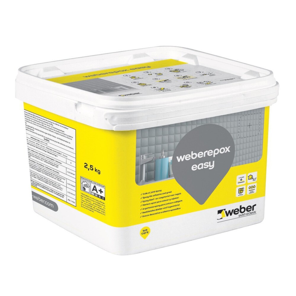 weberepox easy : Chit de rosturi > Placări ceramice | Weber Romania